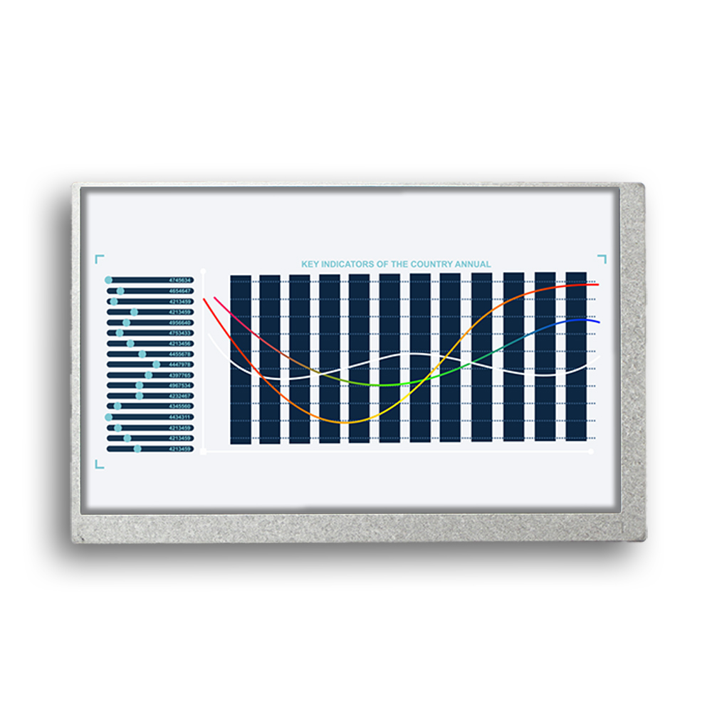 7.0 inch Wide Temperature Industrial TFT, Touch Optional｜EVERVISION