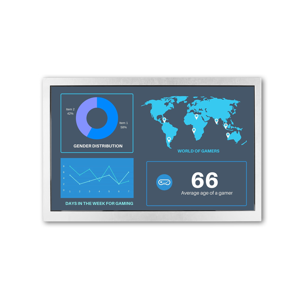 7 inch Wide Angle View TFT LCD, 800x480 Wide Angle TFT｜EVERVISION